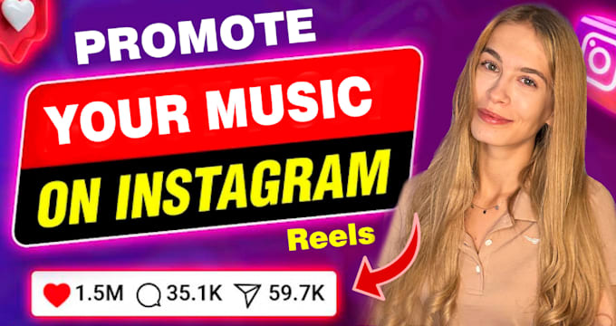 Promote your music to my over 700k followers on instagram by Cherry_ladyy | Fiverr