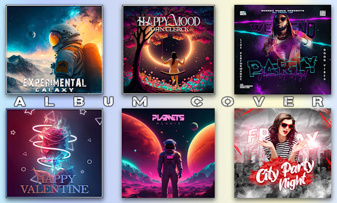 Design unique album cover, single cover, cd cover, mixtape by Saim ...