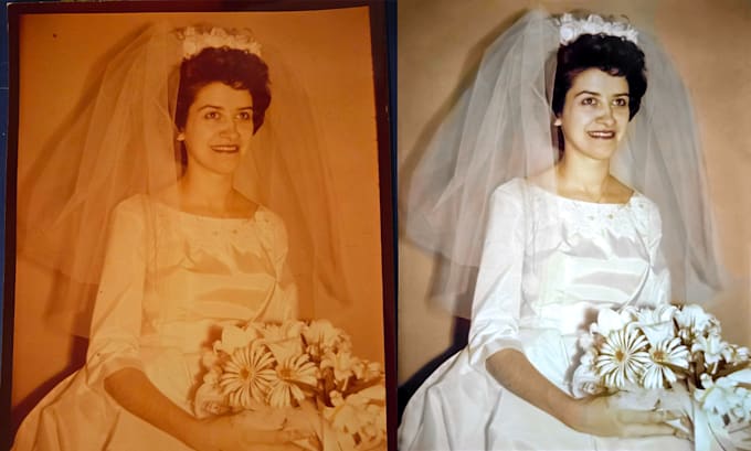 Repair damaged old photos restoration and colorize by Rryadh125 | Fiverr