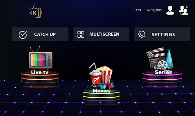 Develop iptv 4k app live streaming app rebrand iptv app by Gold4k | Fiverr