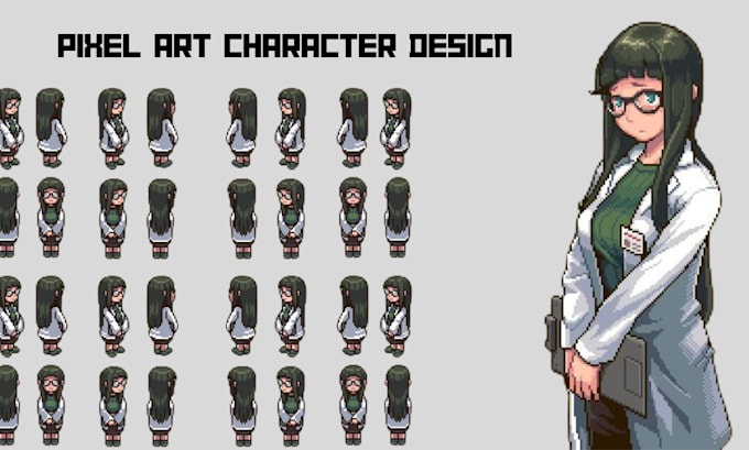 Create sprite sheet, 2d sprite animation, pixel art, game asset sprite ...