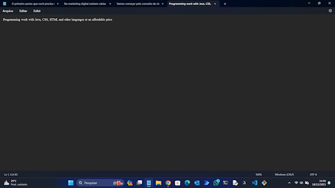 Do Programing With Css Java Html Python By Clarissamace763 Fiverr