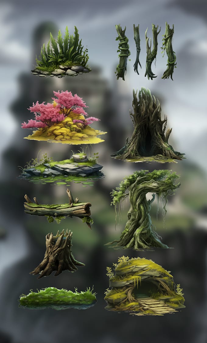 Create stylized 2d modular game sprites for games by Modularminds | Fiverr