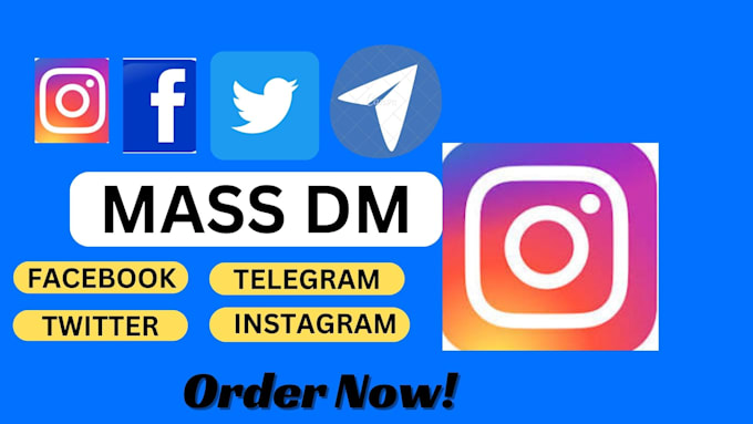 Do instagram, discord mass dm facebook direct message,linkedin mass dm ...