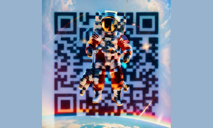 Custom your qr code design with logo or image integration, colorful ...