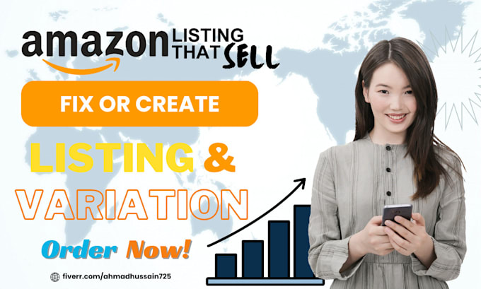 Create amazon listing optimization and listing variation using flat file by Ahmadhussain725 | Fiverr