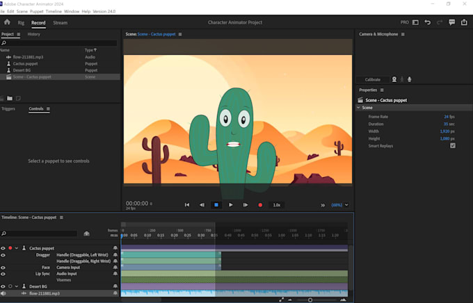 Design and rig adobe character animator puppet for animation by Passion ...