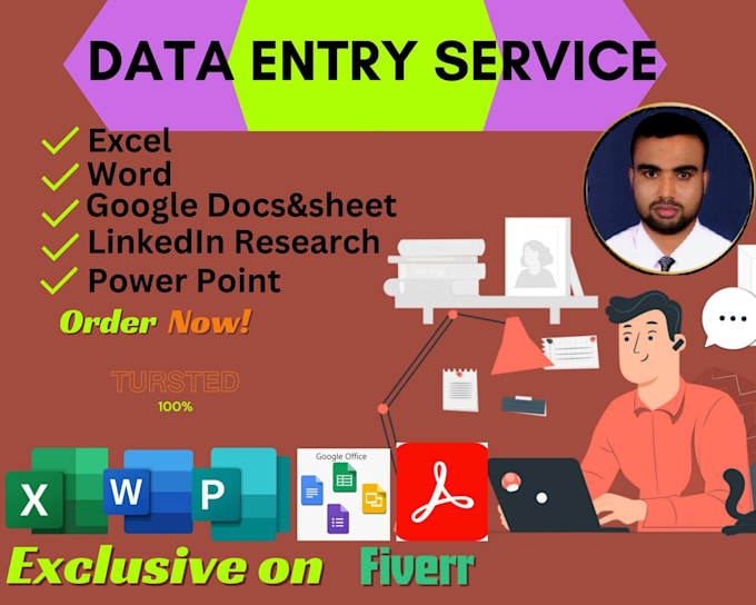 Do Excel Data Entry Web Scraping File Conversion And Copy Paste Work