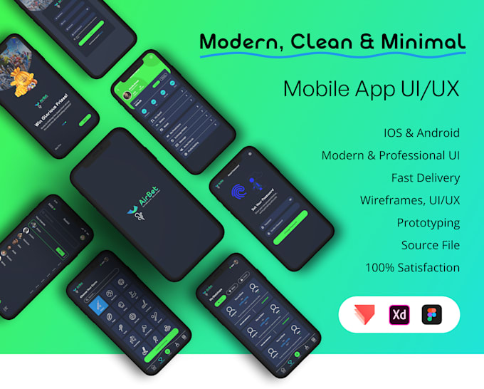 Design Ui Ux App Wireframes Prototype And Mockups For Ios And Android