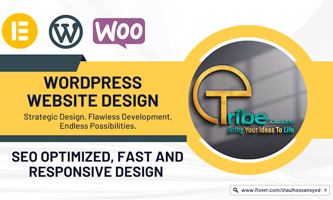 Do sleek wordpress design and development for your business by Ziaulhassansyed | Fiverr