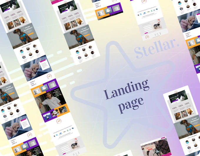 Do a stellar landing page for you by Stelamaturano | Fiverr