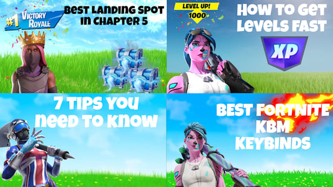 Create eye catching fortnite thumbnails by Aussie2012 | Fiverr