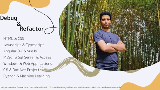 Fix, debug, refactor, and review all code with discount by Hosseinkalanaki | Fiverr