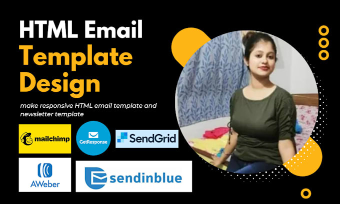 Create responsive html newsletter template and email template by Dataplanet | Fiverr