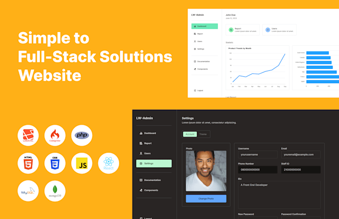 Build a websites from simple to full stack solutions by Dev4ult | Fiverr