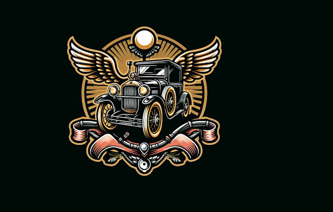 Design modern vintage car ,bike logo by Rimji_kime | Fiverr