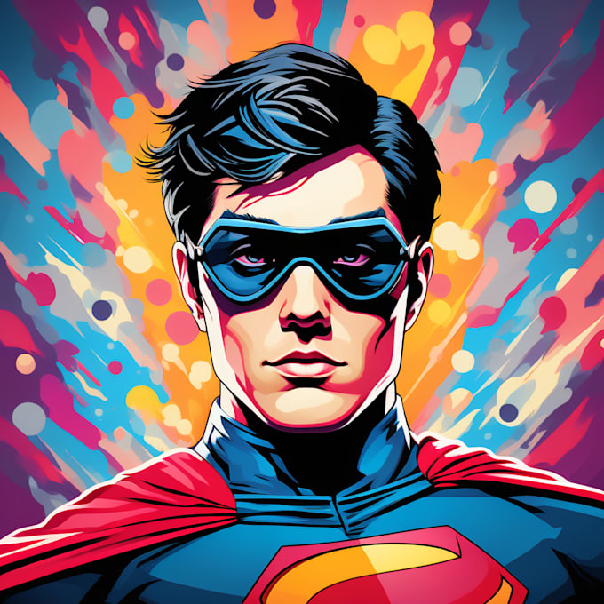 Do a superhero pop art portraits by Anekeadriaan | Fiverr