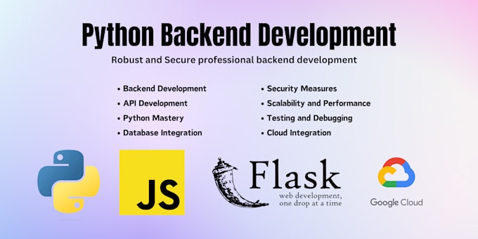 Develop your python backend by Rajith_the | Fiverr Develop your python backend by Rajith_the | Fiverr