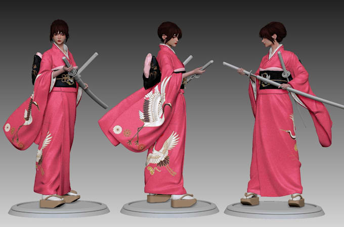 Make 3d stylized character, blender character, maya character, maya ...