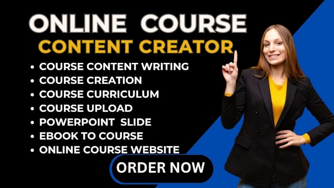 Create Online Course Content Course Development Content Creation By