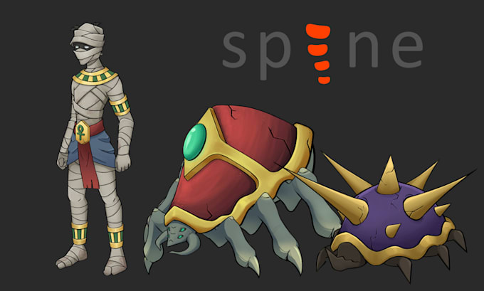 Animate your gifs in spine pro by Matildapo | Fiverr