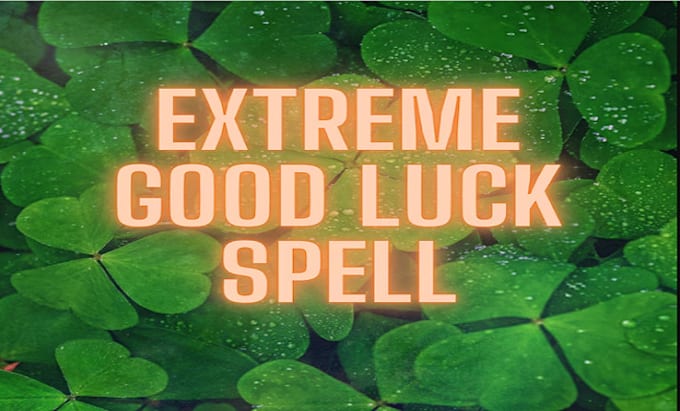 Cast the strongest luck spell, wish spell, good job spell illuminati ...