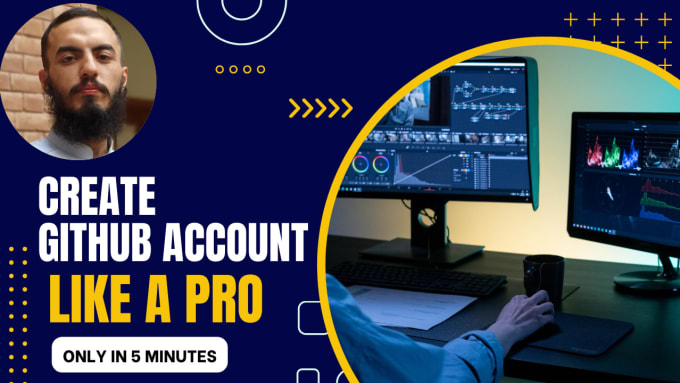 Create and setup your github account, set up repositories, fix issues ...