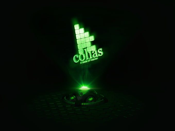 Create an awesome holo projector logo mockup by Edwinrai | Fiverr