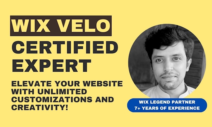 Add custom features to your wix website using wix velo by Yaseensaleem | Fiverr