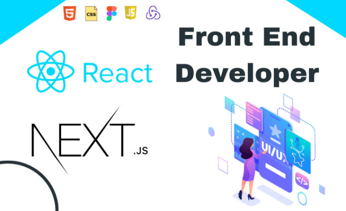 Do Website Development By React Js Nextjs Html Css As A Front End Web Developer By Riadahmed009