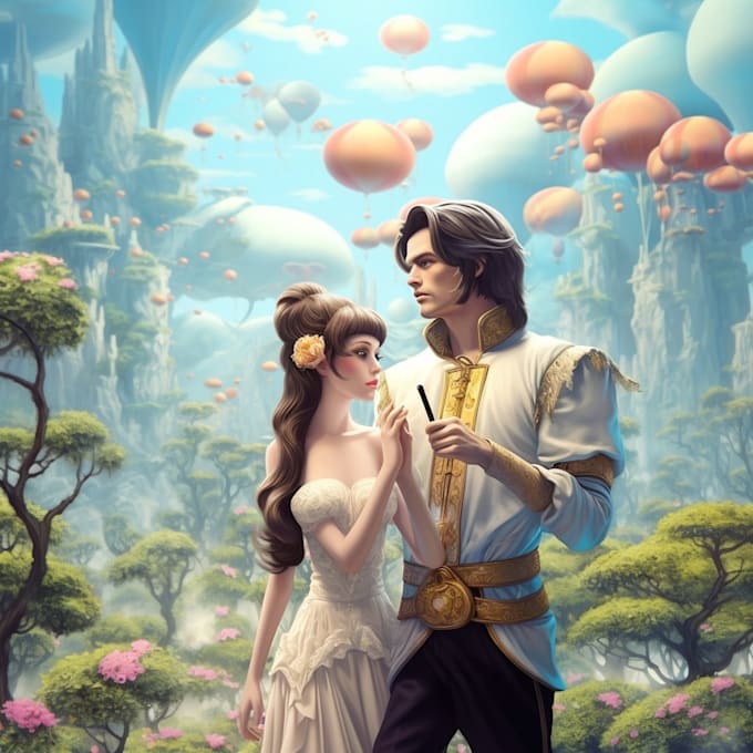 Create a portrait in disney princess style by Raninli | Fiverr