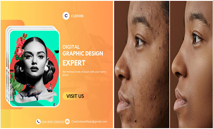 Professionally design, edit, and retouch photos by Cledonbee4real | Fiverr