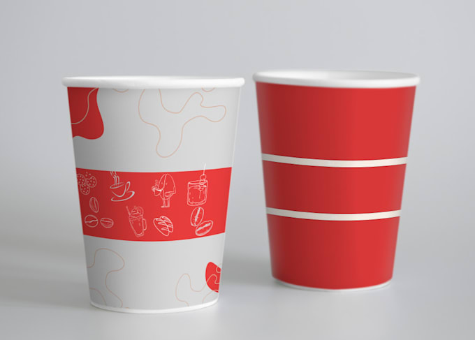 Craft a distinctive paper cup design for your business by Warda_rizwan ...