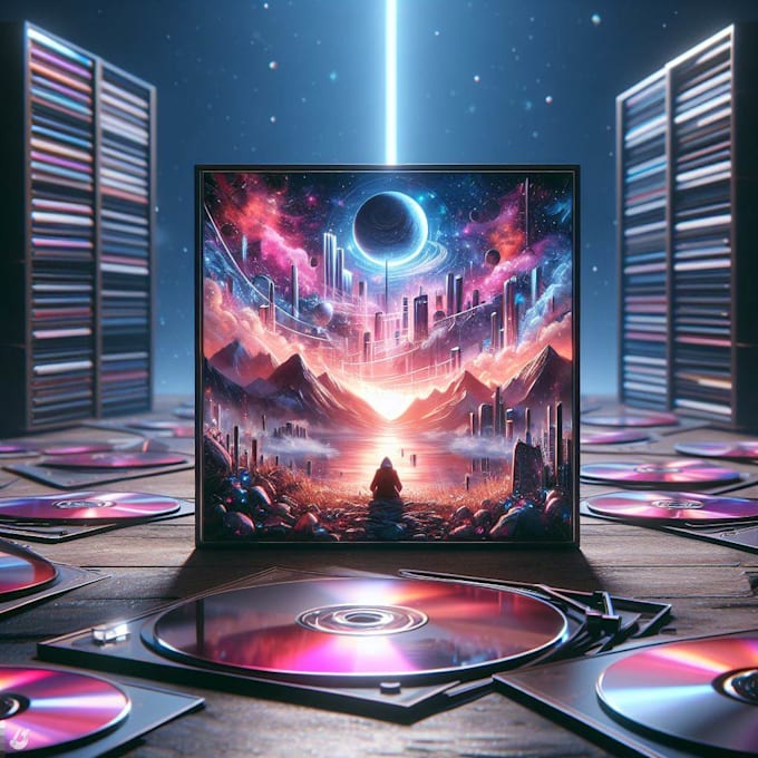 Illustrate creative album cover art cover art by Sebastianjonker | Fiverr