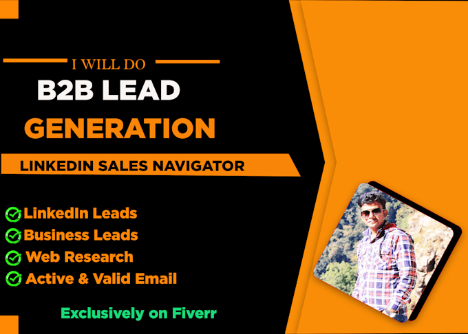 Do b2b lead generation business leads targeted b2b leads by Aamasud42 | Fiverr