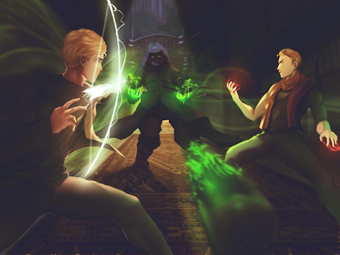 Dynamic and epic scenes by Da_angel_art | Fiverr