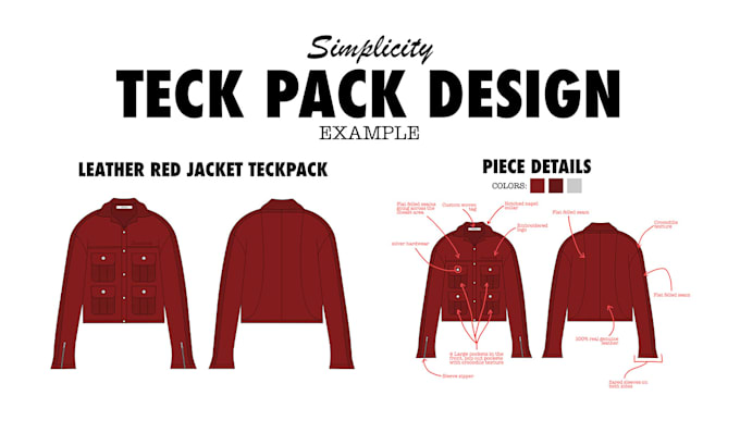 Design clothing teck packs by Simplicity_y | Fiverr