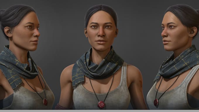 Do 3d character model, stylized character rigging in blender maya ...