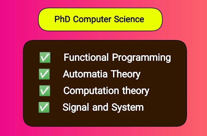 Assist you theory of automata, theory of computation, compiler any ...