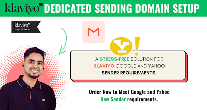 Setup klaviyo dedicated sender domain by Shuvosays | Fiverr