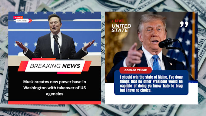 Design news poster for social media by Hussain1948 | Fiverr