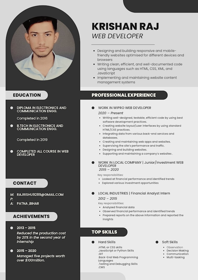 Expert resume writing and personalized career documents by Hitman8864 | Fiverr