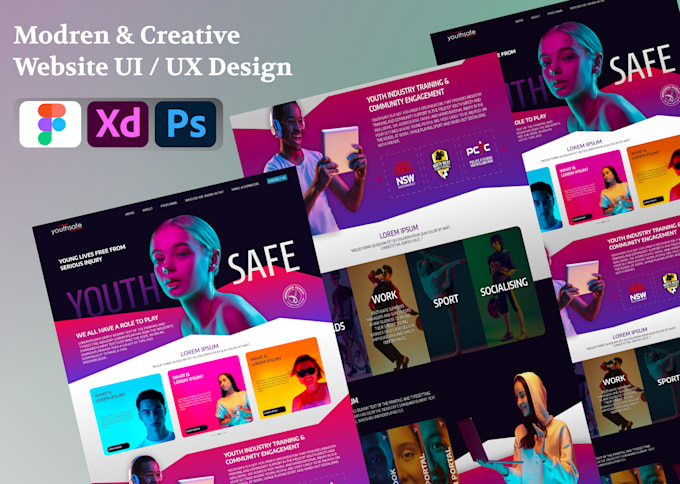 Do ui design, ui ux design, website ui ux design on figma by Anwerely | Fiverr
