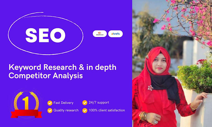 Run in depth keyword research, ahrefs, semrush kw with competitor analysis by Zannatulmimseo ...