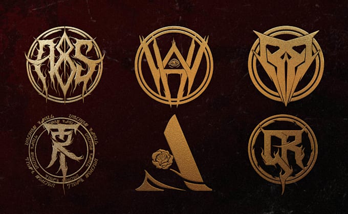 Design deathmetal, metalcore icon symbol and emblem for band by ...