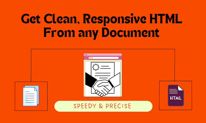 Convert any document to html quickly and accurately by Zabi4340 | Fiverr