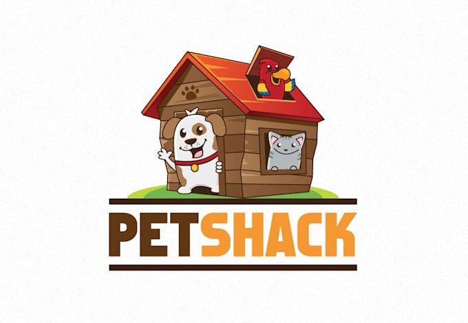 Design amazing pets house logo for your business by Jerry_currie | Fiverr