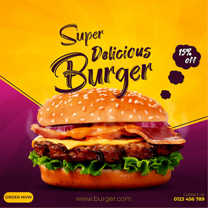 Design creative posters, food posters, advertisement posters, by ...