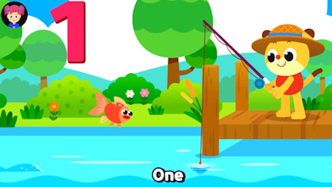 Unique 2d nursery rhymes cartoon video animation for kids by Zinnatara ...