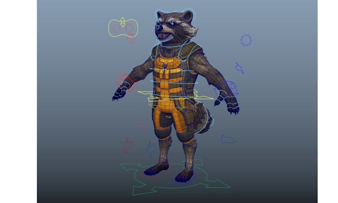 Create and 3d rig metahuman character, 3d rig in cinema 4d, maya, 3d ...